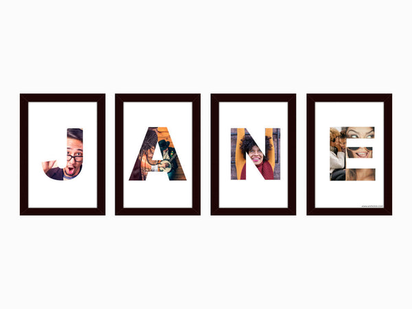 Alphabet Name Frame Customized - Wisholize - Photo Frame