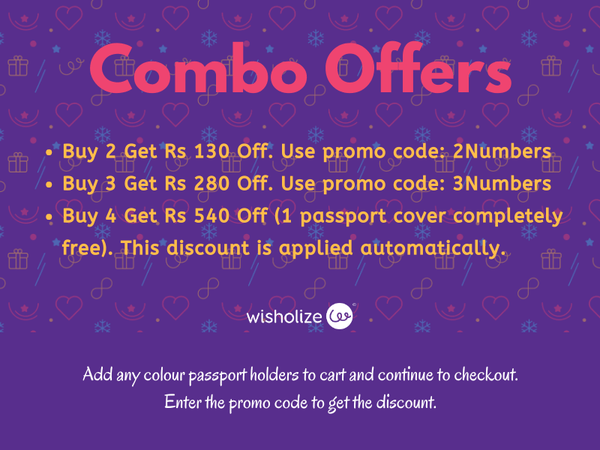 Personalised Passport Cover - Maroon (C10) - Wisholize Passport Cover