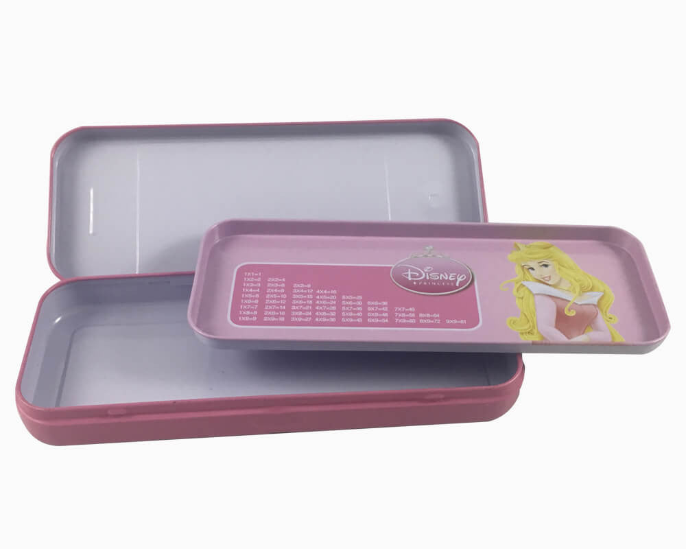 Personalized Metallic Pencil Box- Pink - Customized Pencil Box; Wisholize